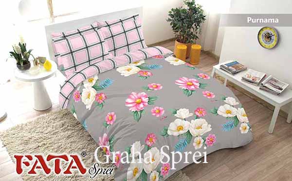 Bed Cover Fata Set Purnama King 180x200 | Graha Sprei